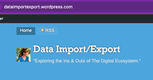 DataImport/Export Blog – DrSky.PhD
